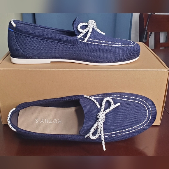 Rothy's | Shoes | Rothys The Boat Shoe In Bay Blue | Poshmark